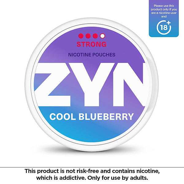 Buy ZYN COOL BLUEBERRY Slim - Strong 11mg nicotine pouches | ZYN Pakistan